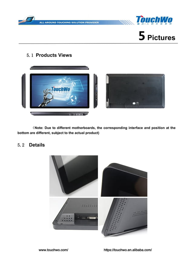 TouchWo 32 inch capacitive touchscreen all in one pc v2.0 td32 2019.4.25