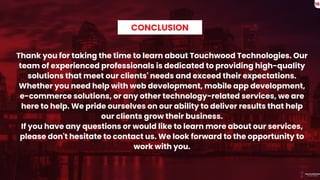 Touchwood Technologies Pvt. Ltd. | PDF