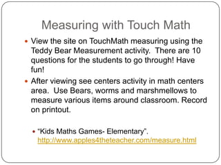 Touchy, touch math | PPT