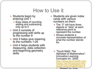 Touchy, touch math | PPT