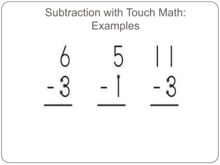 Touch Math Addition Worksheets