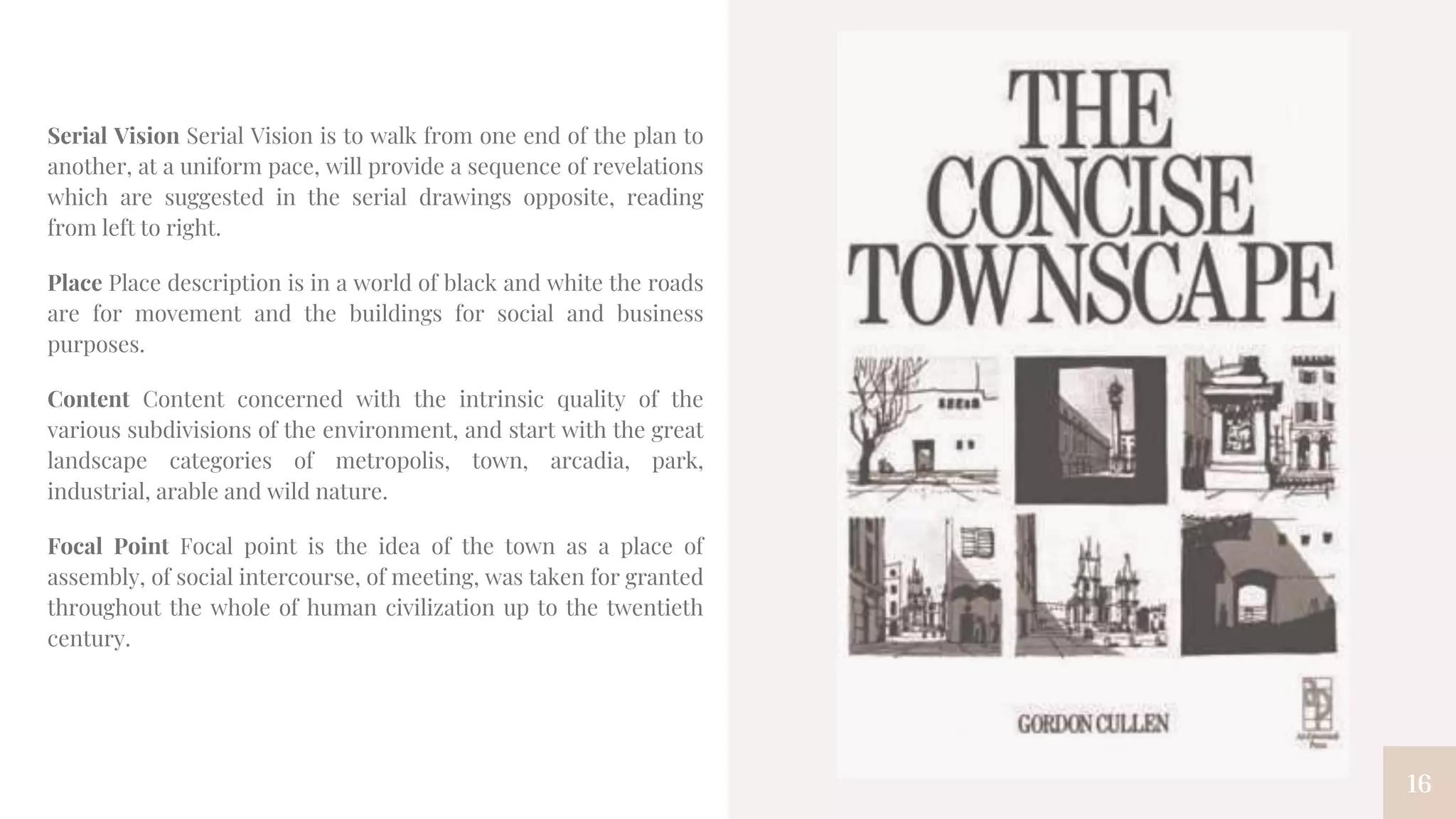 Theory Of Urban Design - Mental Map ,Serial Vision | PPTX