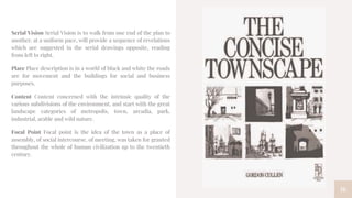 Theory Of Urban Design - Mental Map ,Serial Vision | PPTX