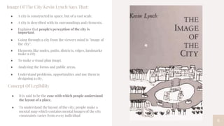 Theory Of Urban Design - Mental Map ,Serial Vision | PPTX