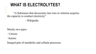 Approach to patient of sodium imbalance | PPTX