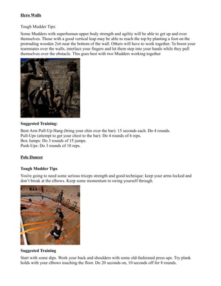 Tough mudder obstacles | ODT