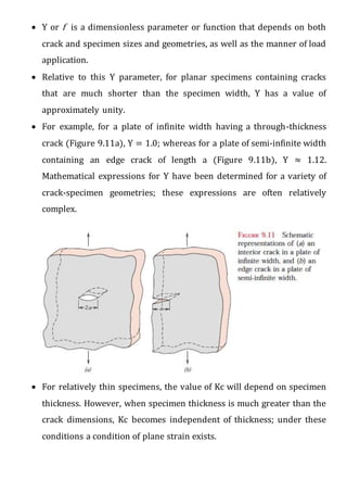 Fracture Mechanics & Failure Analysis:Lecture Toughness and fracture ...
