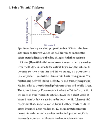 Fracture Mechanics & Failure Analysis:Lecture Toughness and fracture ...