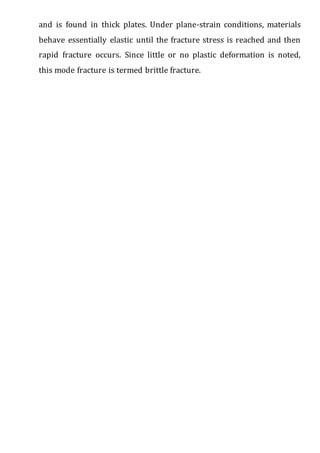 Fracture Mechanics & Failure Analysis:Lecture Toughness and fracture toughness | DOCX