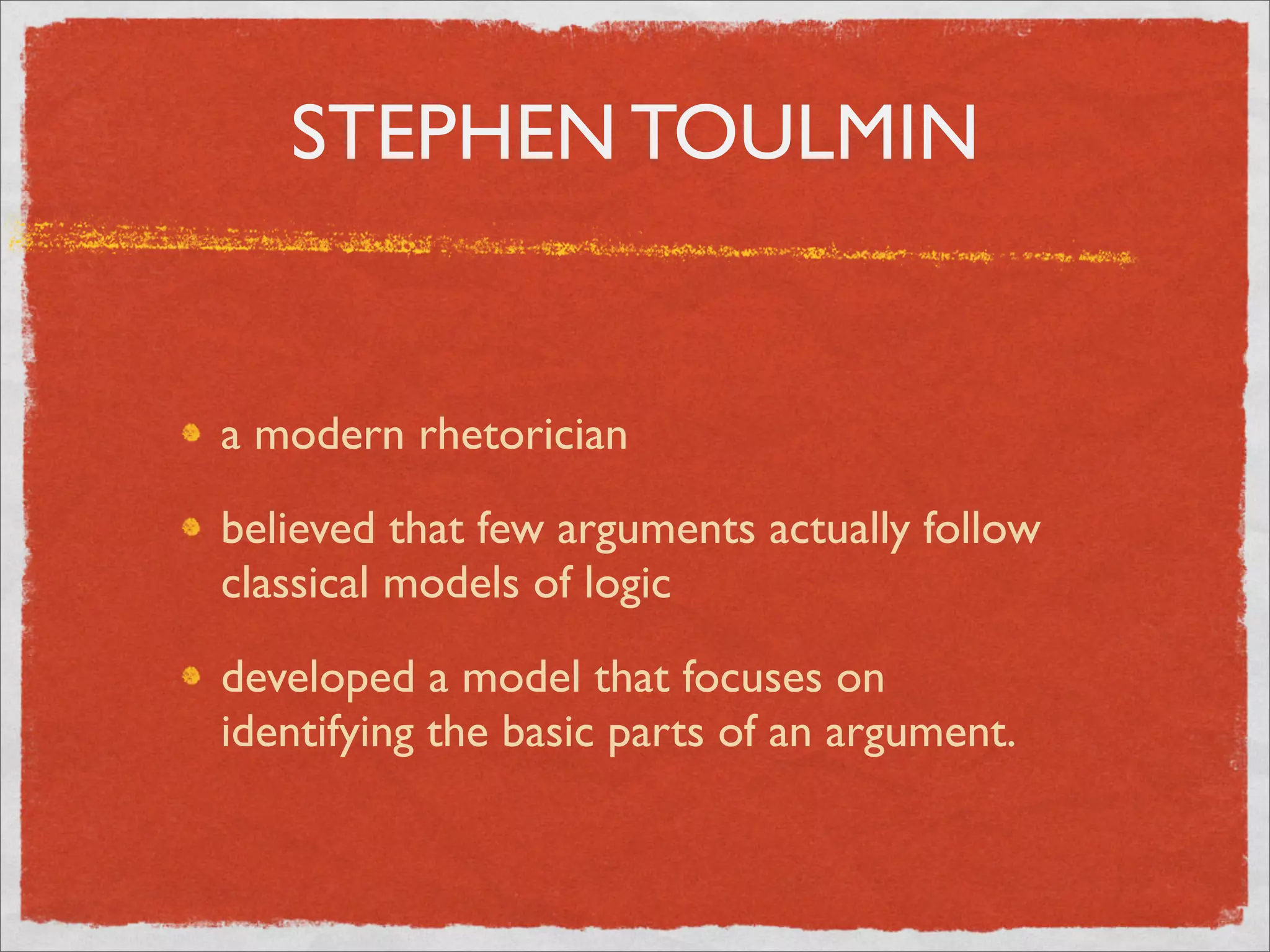 Toulmin Model of Argumentation | PDF