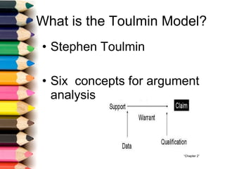 Toulmin model | PPT