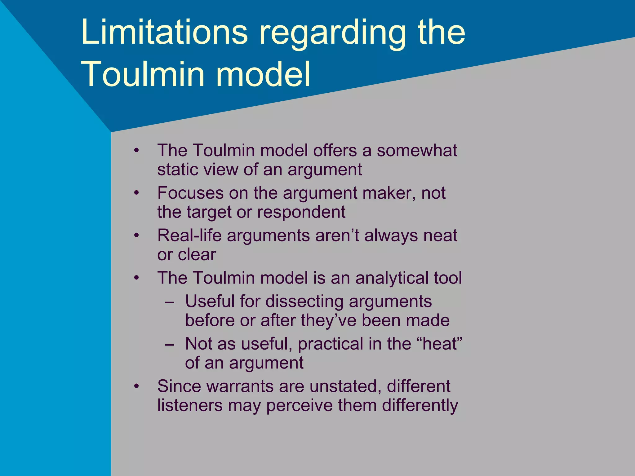 Toulmin Model | PPT