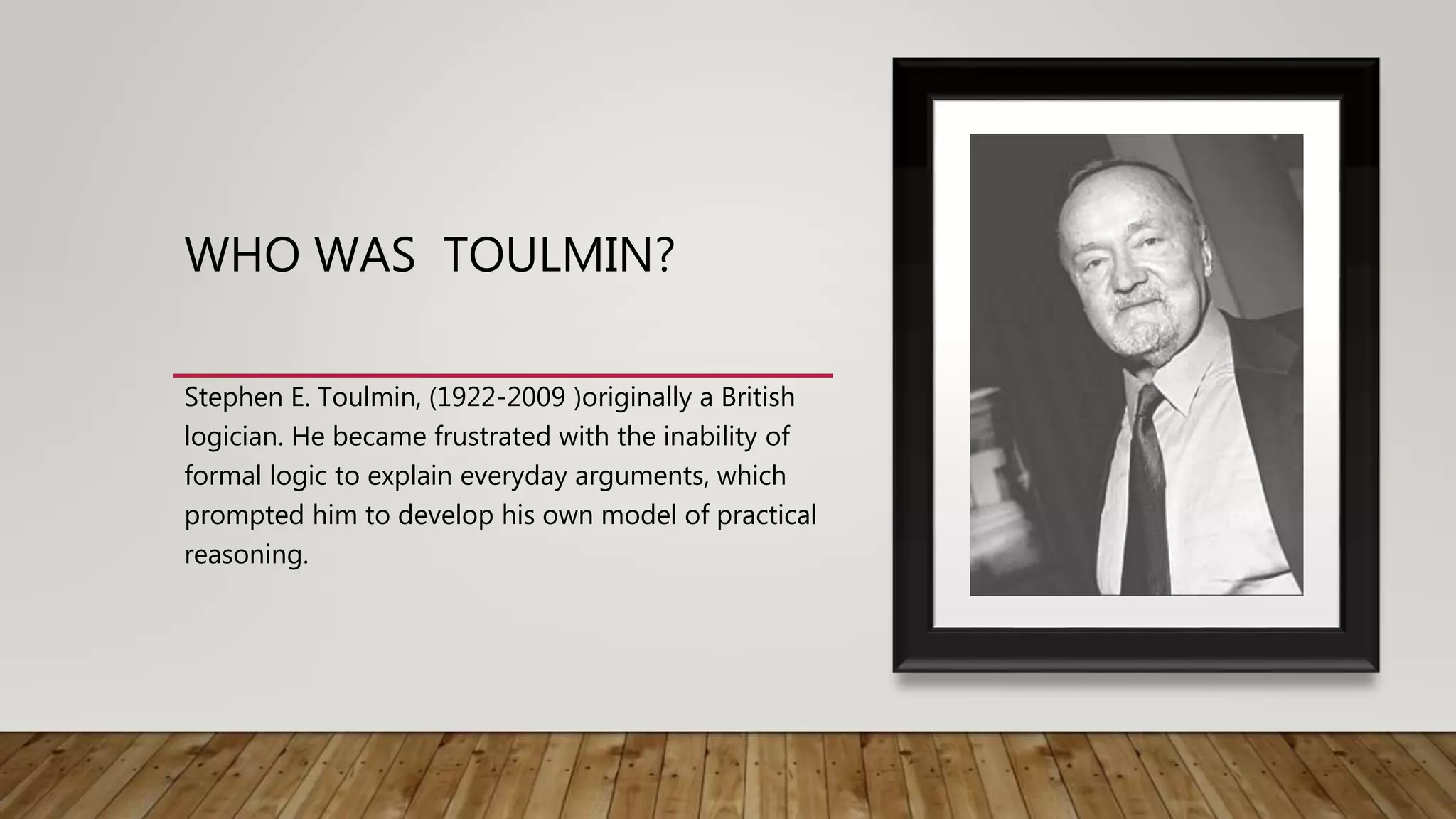 Toulmin's model | PPTX