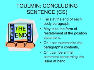 Toulmin model of argumentation | PPT