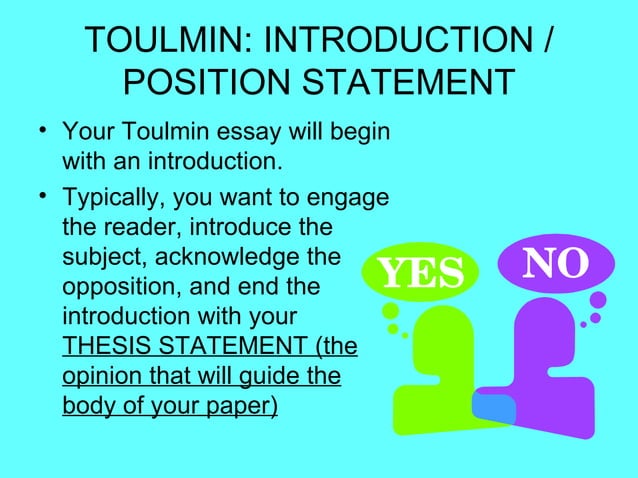 Toulmin model of argumentation | PPT | Law