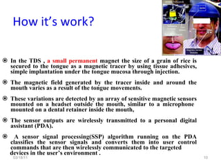 Tounge drive system | PPT