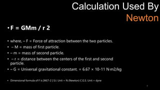 Law Of Gravitation PPT For All The Students | With Modern Animations ...