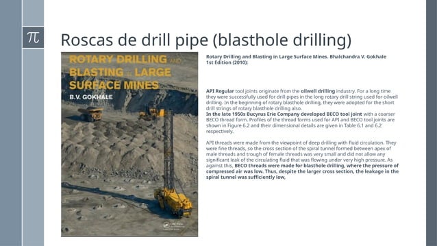 drill pipe threads for blasthole mining.pptx