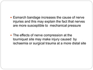 TOURNIQUET AND ITS EFFECTS | PPTX