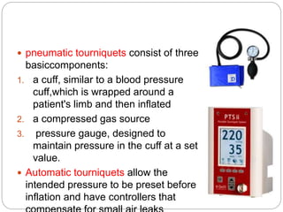 TOURNIQUET AND ITS EFFECTS | PPTX