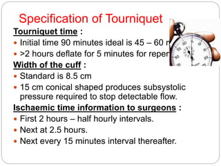 TOURNIQUET AND ITS EFFECTS | PPTX