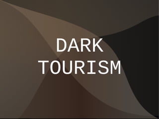 sociology of tourism | PPT