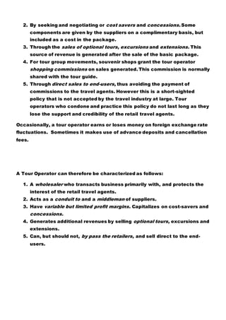 Tour8t: International & Domestic Tour Packaging | DOCX