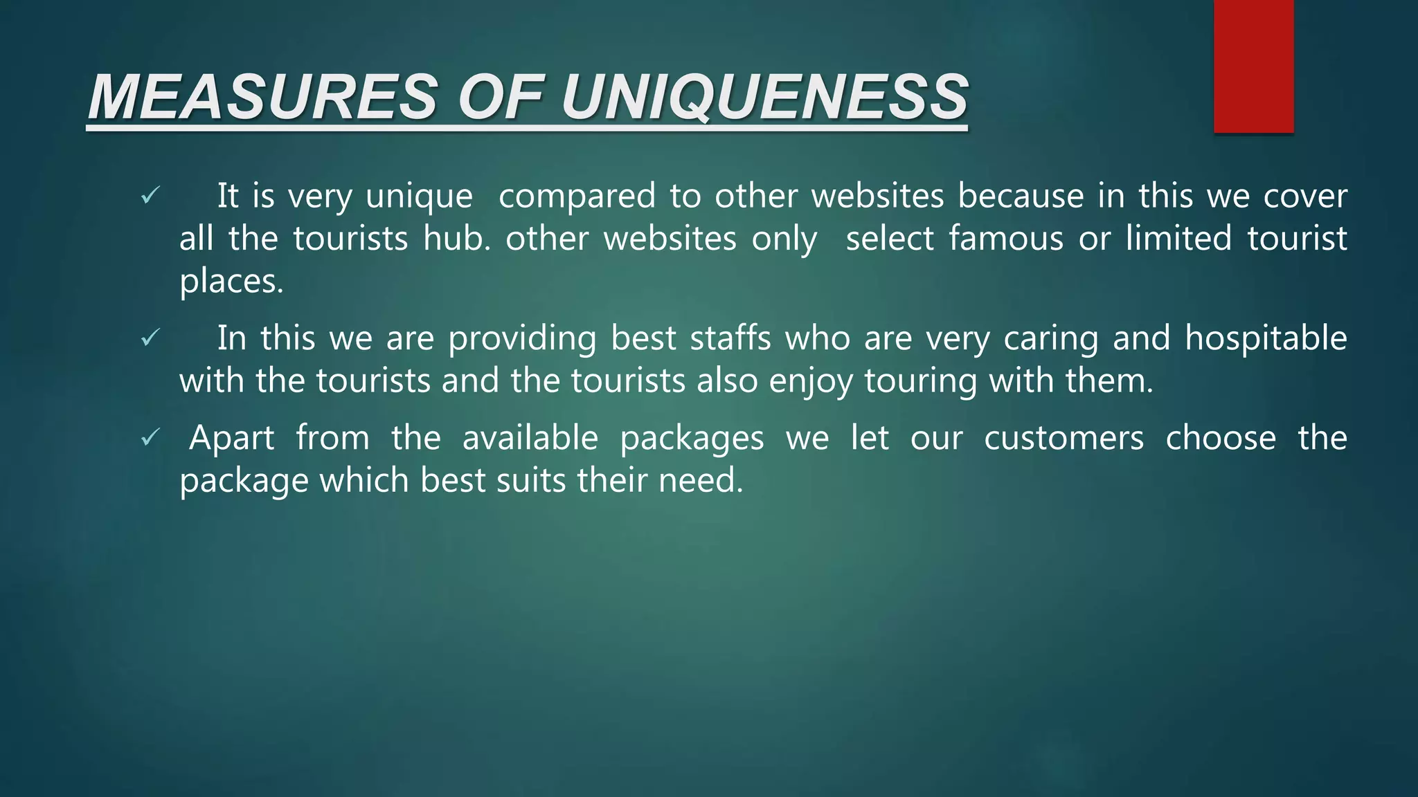 Tour and travel management system | PPTX