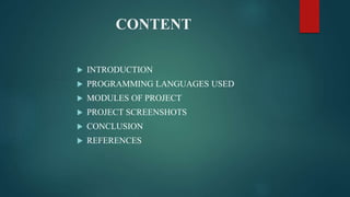 TOUR_AND_TRAVEL_MANAGEMENT_SYSTEM[1]_ppt | PPTX