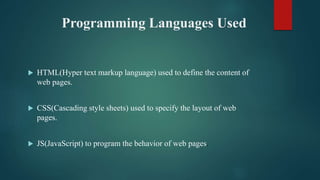 TOUR_AND_TRAVEL_MANAGEMENT_SYSTEM[1]_ppt | PPTX