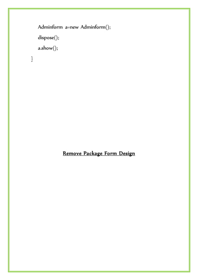 Informatics Practices Project On Tour And Travels Docx Programming Languages Computing