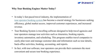 Tour Booking Engine | PPT | Free Download