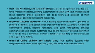 Tour Booking System, Tour Operator Reservation System | PPTX