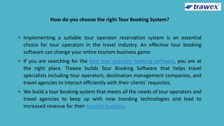 Tour Booking System, Tour Operator Reservation System | PPTX