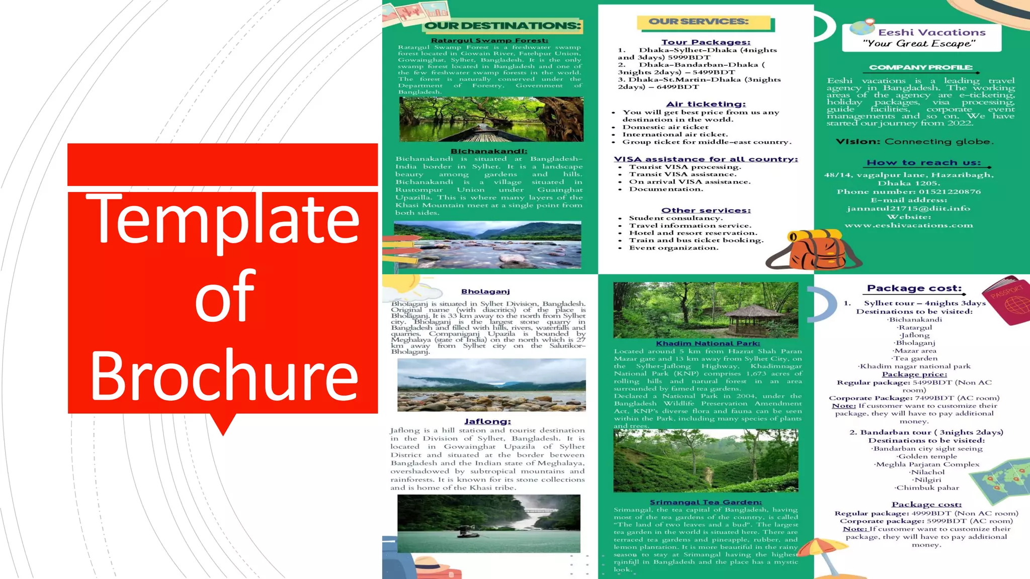 Define Tour Brochure // Types// How to Prepare | PPT