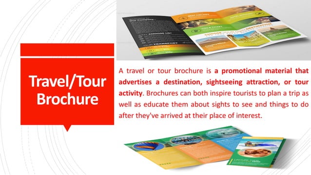 Define Tour Brochure // Types// How to Prepare | PPT