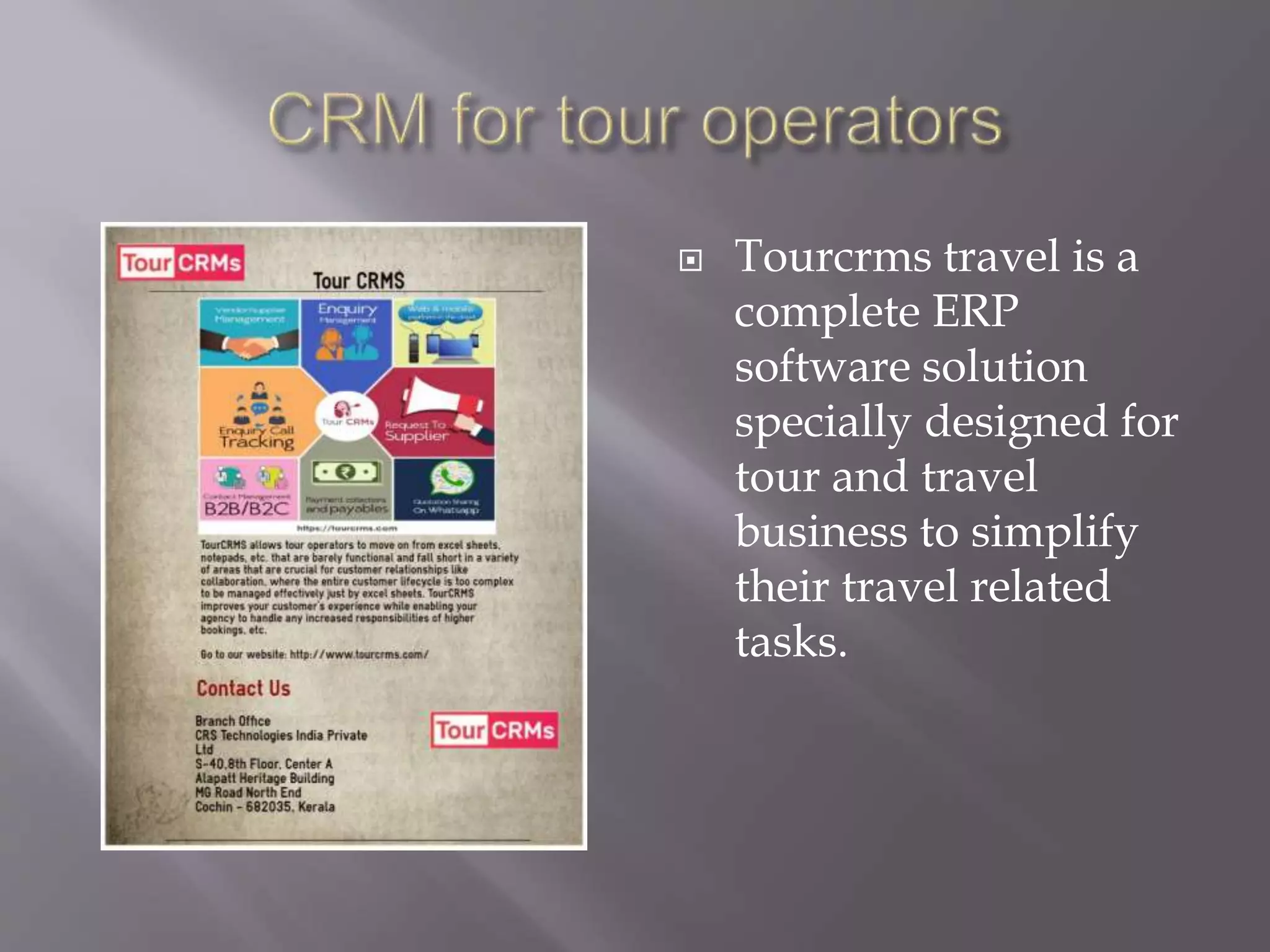 Tour crms. 2pptx | PPTX