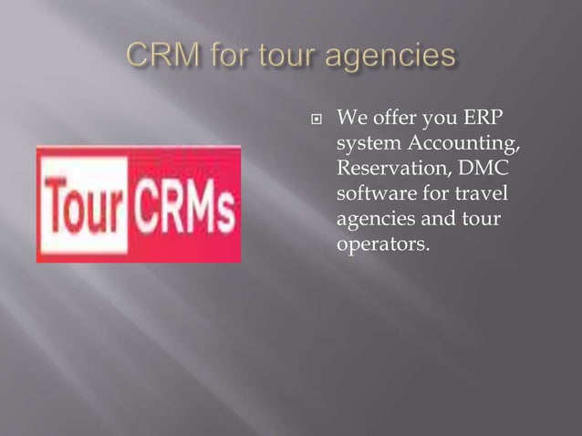 Tour crms. 2pptx | PPTX