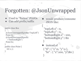 Tour de Jackson: Forgotten Features of Jackson JSON processor | PPT