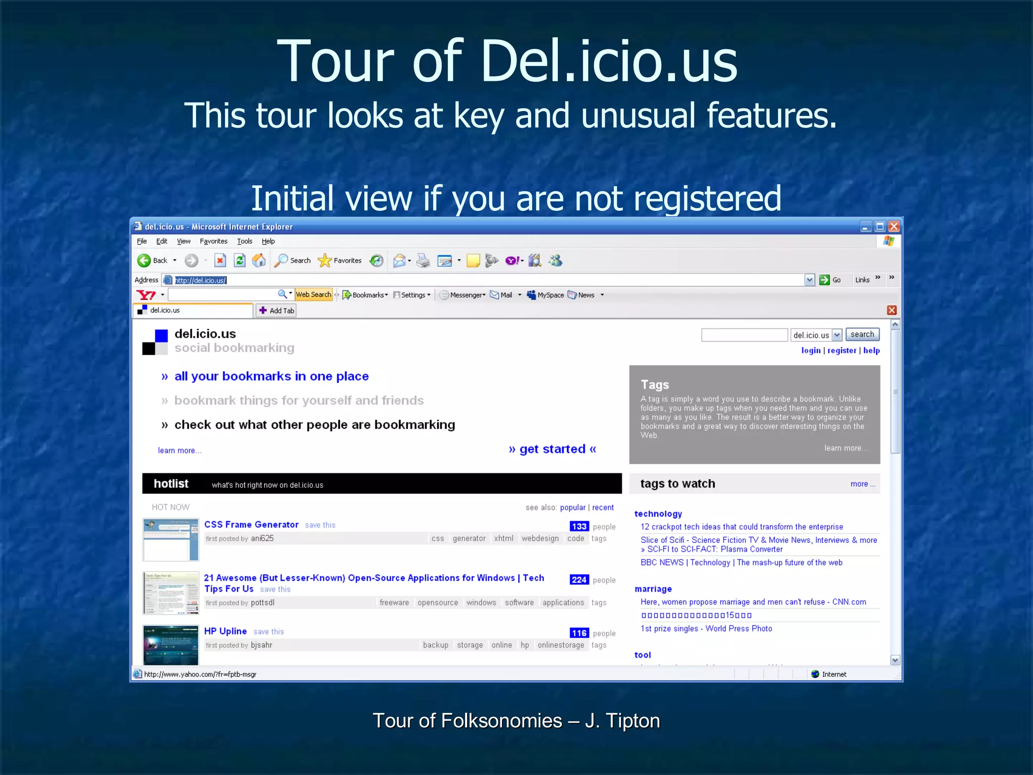 Tour Delicious | PPT