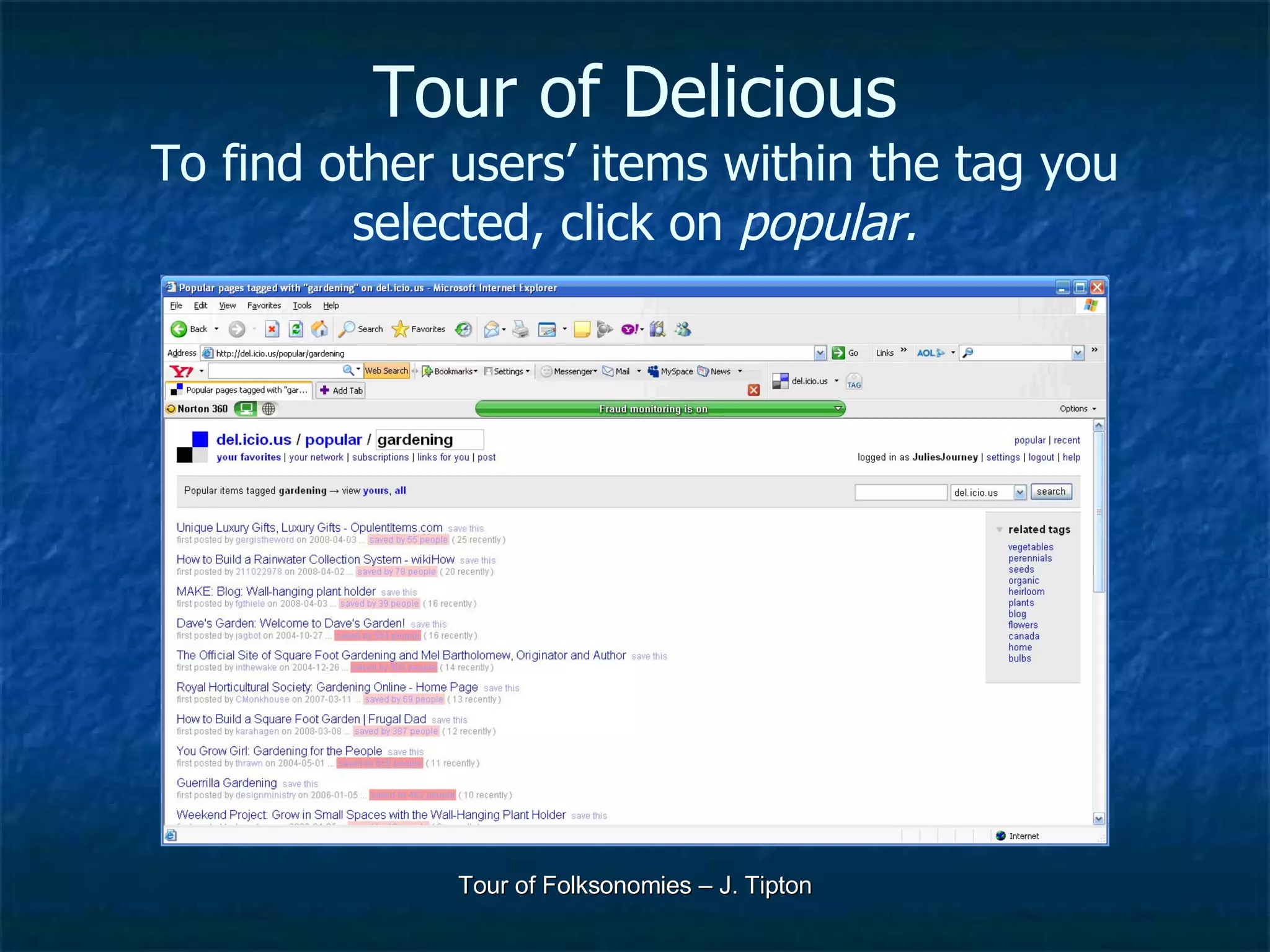 Tour Delicious | PPT