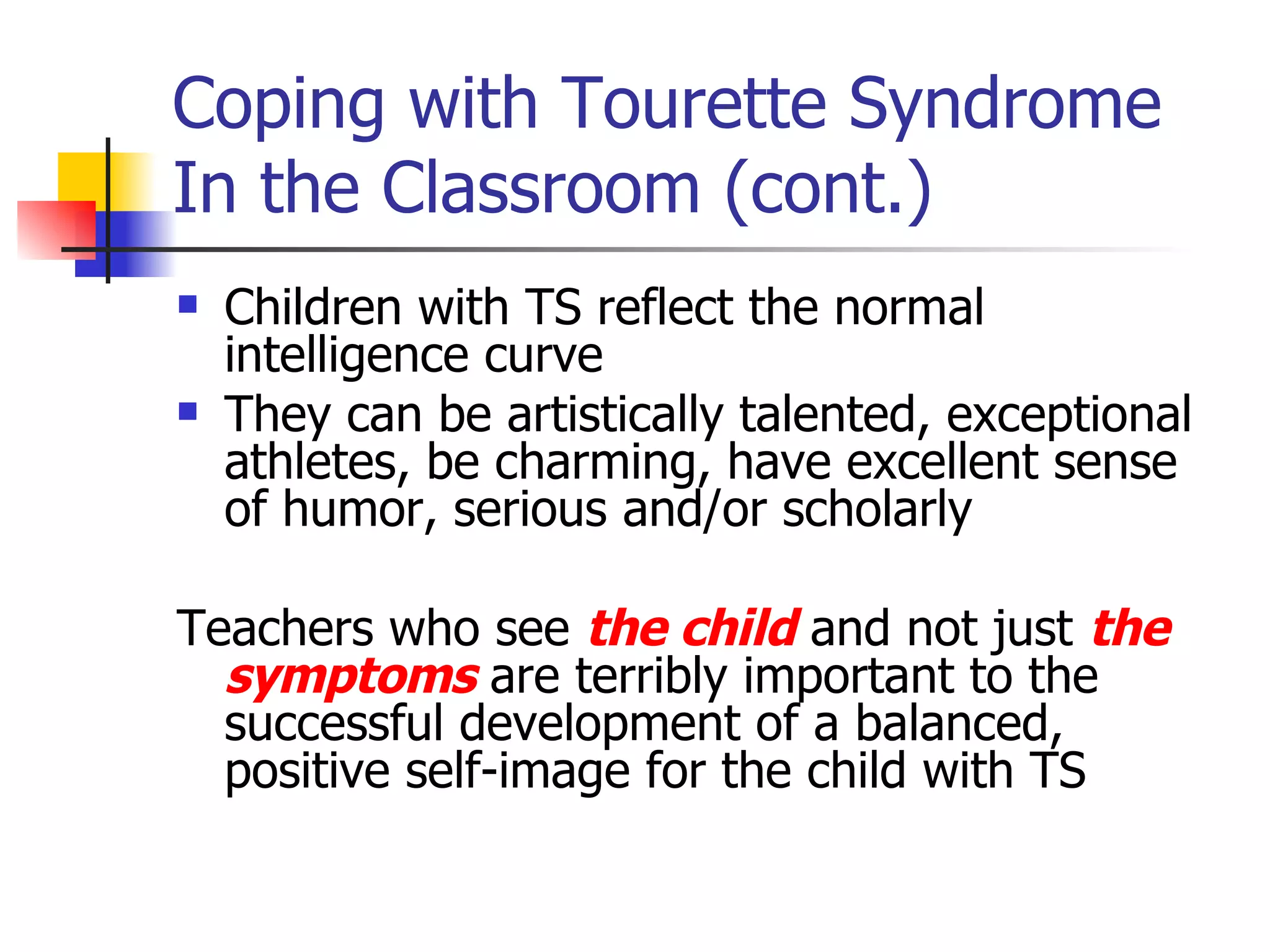 Tourette Syndrome Presentation | PPT