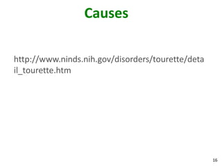 Tourette's Syndrome | PPTX