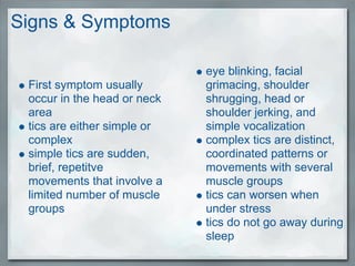Tourette's syndrome | PDF | Brain and Nervous System Disorders ...