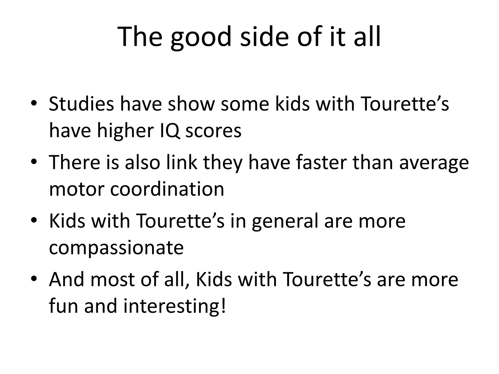 Tourettes syndrome | PPT