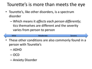 Tourettes syndrome | PPTX