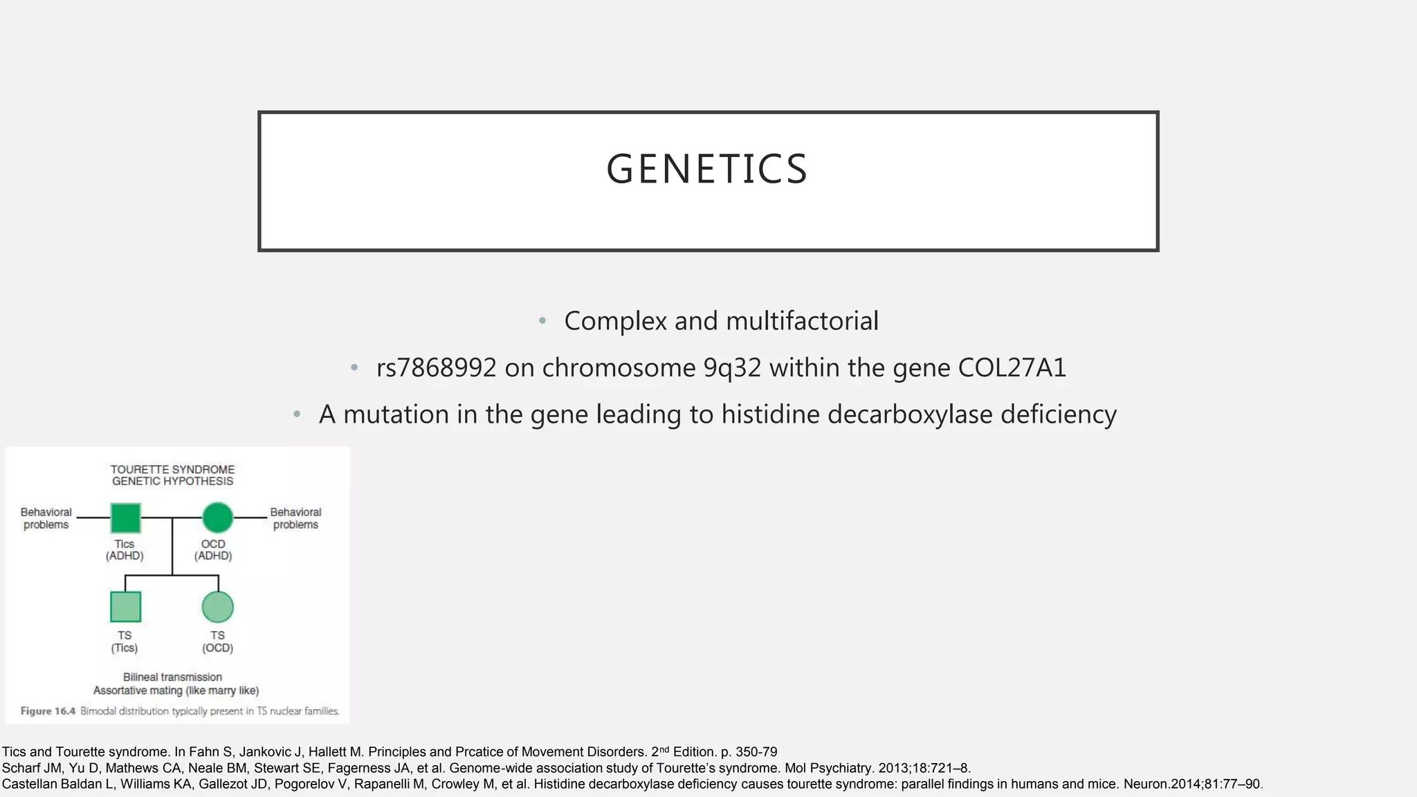 Tourette's Syndrome | PPTX