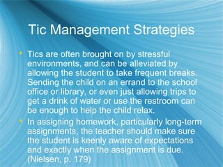 Tourette syndrome | PPT