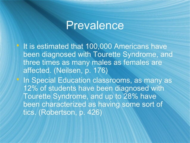 Tourette syndrome | PPT