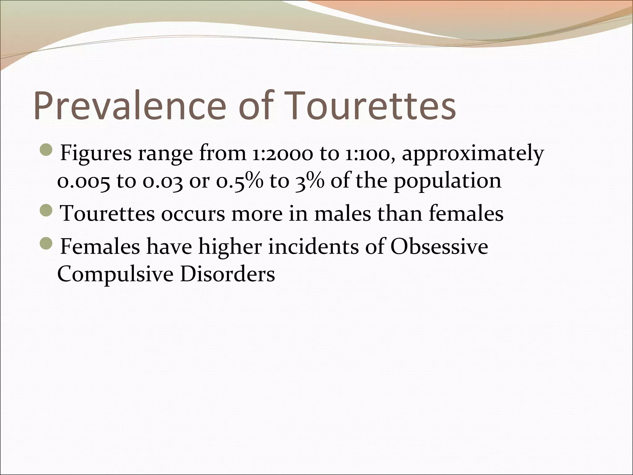 Tourette Syndrome Presentation | PPT | Brain and Nervous System ...